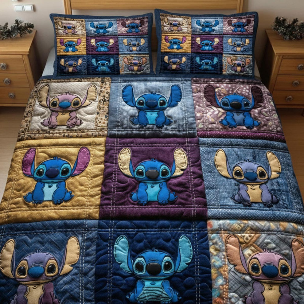 Cozy Dreams 3-Piece Quilted Bedding Set DMC0DV019 – Domacus